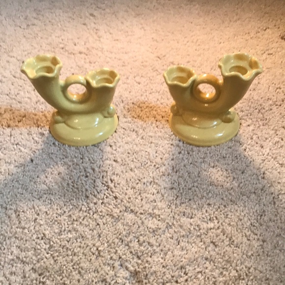 Accents | Yellow Candlesticks | Poshmark